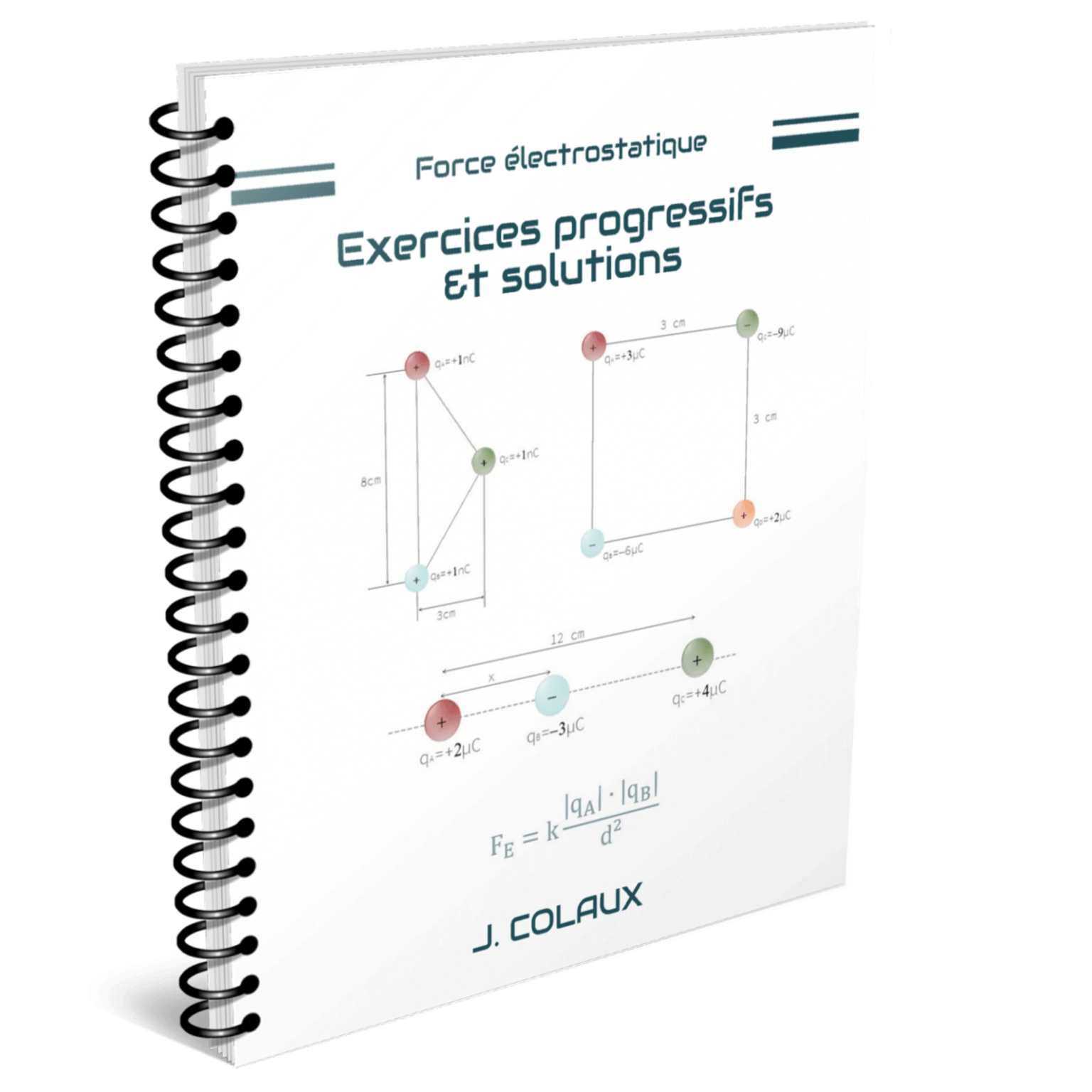 La force électrique: exercices-type entièrement résolus!
